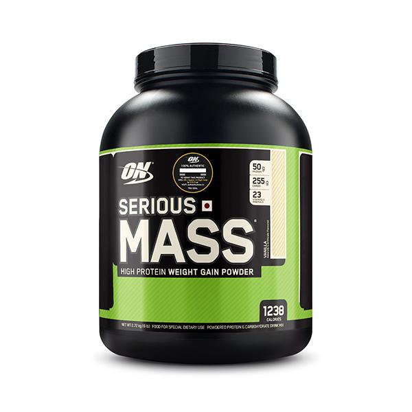 Optimum Nutrition (ON) Serious Mass Powder - Vanilla Flavour 6 lb ...