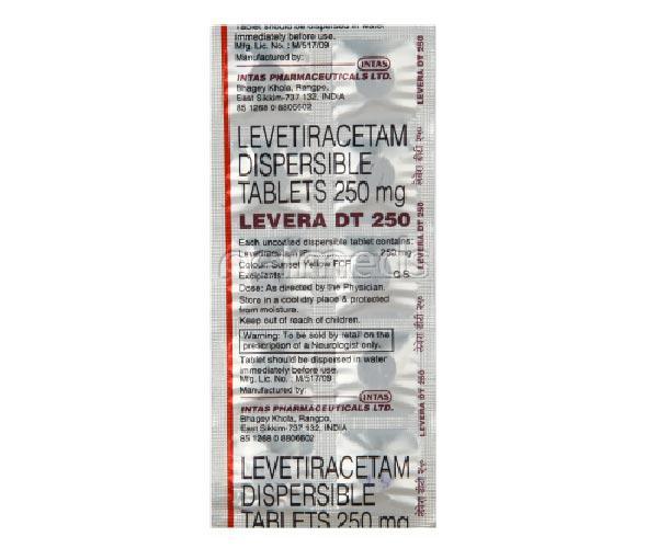 Buy Levera DT 250mg Tablet 10'S Online at Upto 25% OFF | Netmeds