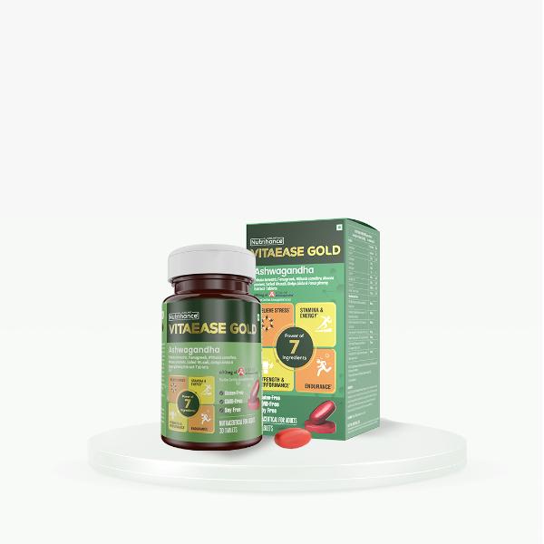 Buy Jubilant Nutrihance Vitaease Gold Ashwagandha Tablets 30's 30's Online at Discounted Price ...