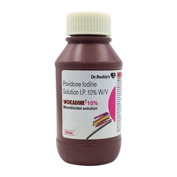 Wokadine 10% Solution 100ml Price, Uses, Side effects, Substitutes ...