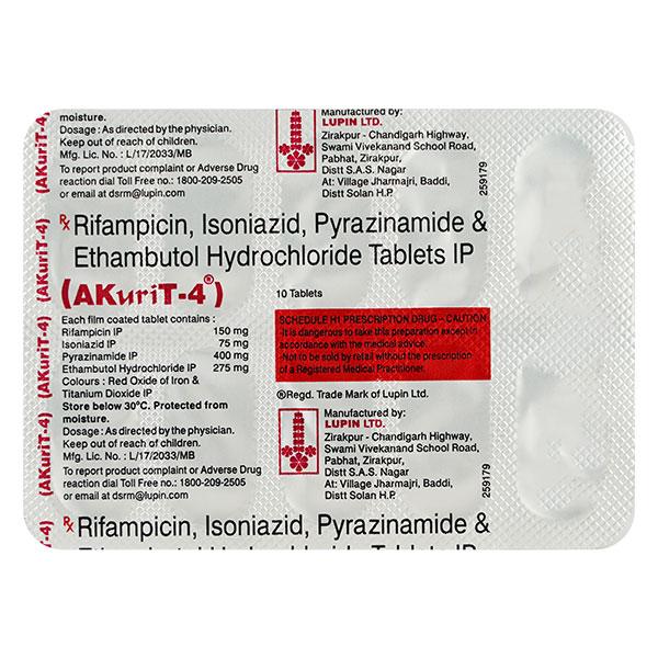 AKURIT 4 TABLET 10'S - Price, Uses, Side Effects, and Substitutes | Netmeds