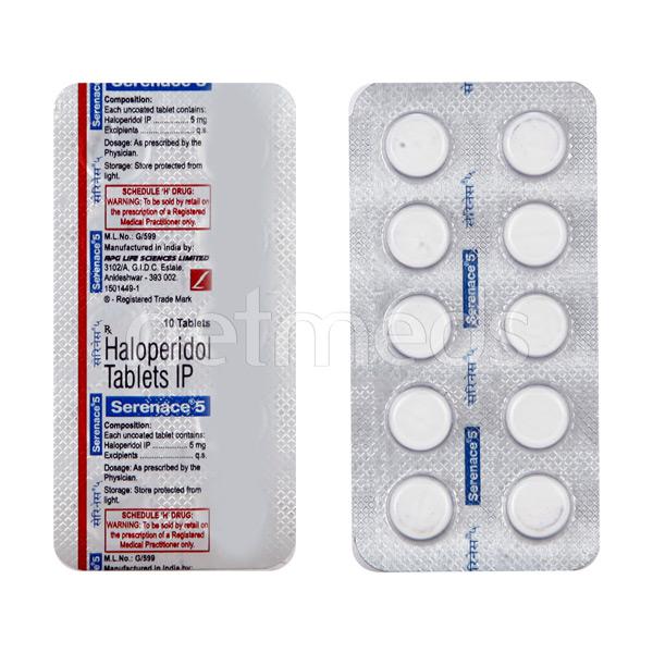 Serenace 5mg Tablet 10'S - Price, Uses, Side Effects, and Substitutes ...