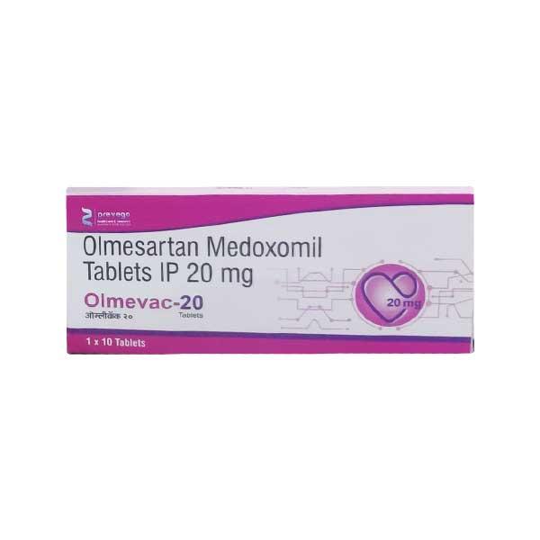 OLMEVAC 20 Tablet 10's : Price, Uses, Side Effects | Netmeds