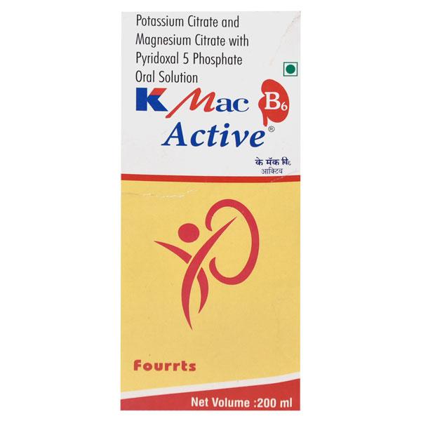 K Mac B6 Active Sugar Free Oral Solution 200ml Price, Uses, Side ...