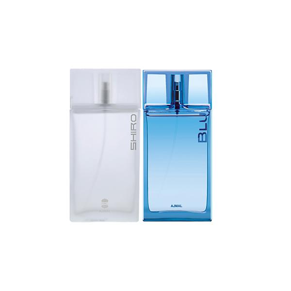 Buy Ajmal Shiro EDP Citrus Spicy Perfume And Blu EDP Aquatic Woody ...
