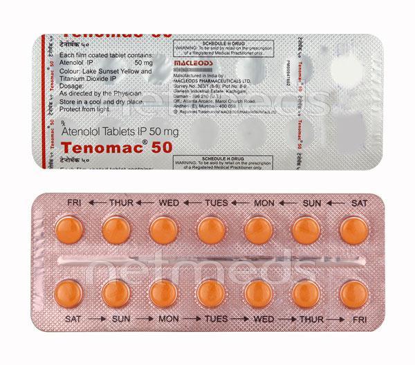 Tenomac 50mg Tablet 14'S : Price, Uses, Side Effects | Netmeds