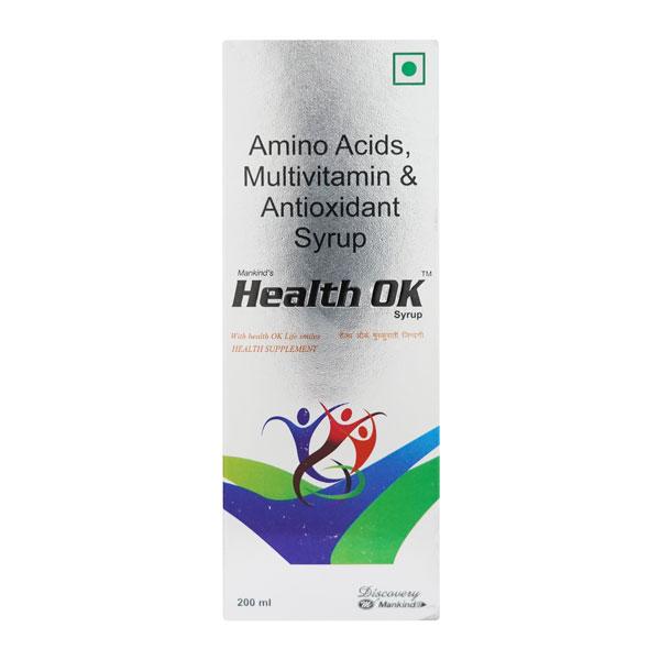 Health OK Syrup 200ml Price, Uses, Side effects, Substitutes | Netmeds