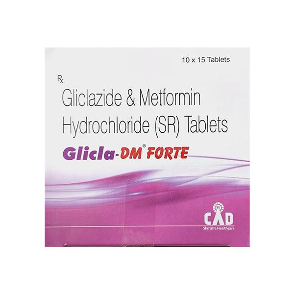 Buy GLICLA DM FORTE Tablet 15's Online at Upto 25% OFF | Netmeds