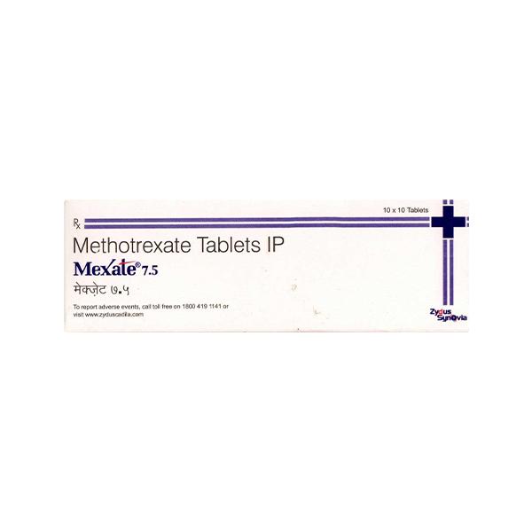 Mexate 7.5mg Tablet 10'S Price, Uses, Side effects, Substitutes | Netmeds