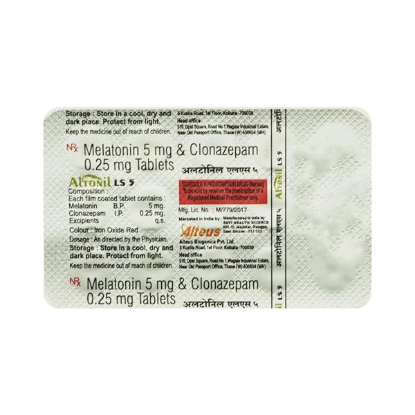 ALTONIL LS 5 Tablet 15's - Price, Uses, Side Effects, and Substitutes ...