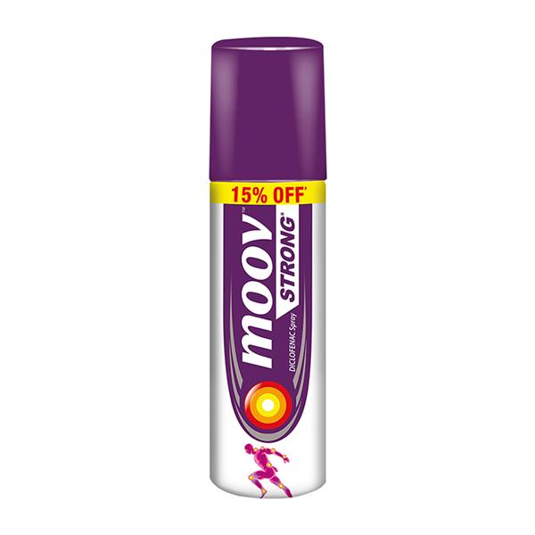Moov Strong Diclofenac Spray 55 gm - Fast-Acting Pain Relief Spray ...
