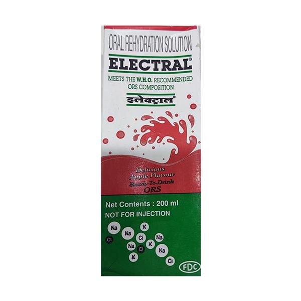 Electral Delicious Apple Flavour Liquid 200ml Price, Uses, Side effects ...