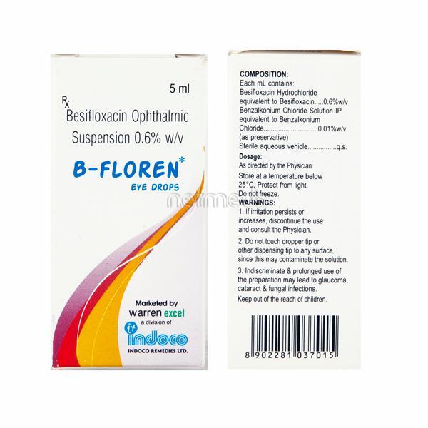Buy B Floren Eye Drop 5ml Online at Upto 25% OFF | Netmeds