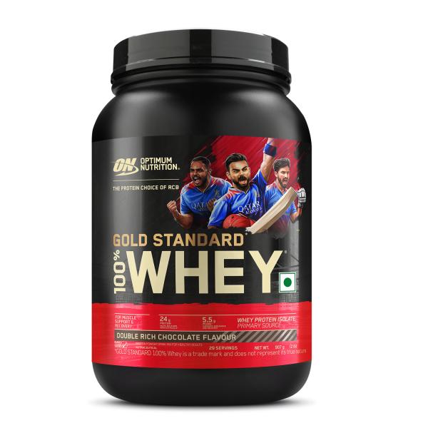 Buy Optimum Nutrition (ON) 100% Whey Gold Standard Powder - Double Rich Chocolate 2 lb Online at ...