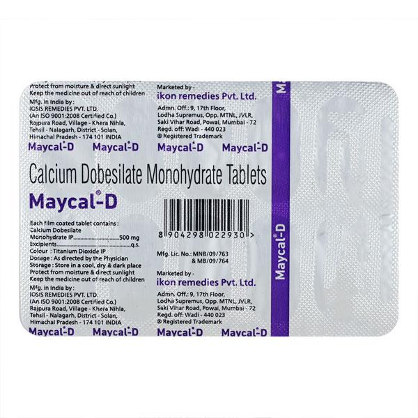 Buy MAYCAL D Tablet 10's Online at Upto 25% OFF | Netmeds