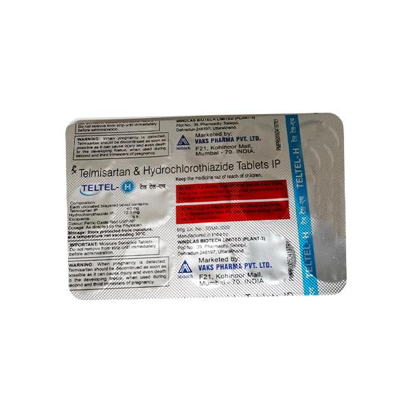 Buy TELTEL H Tablet 15's Online at Upto 25% OFF | Netmeds