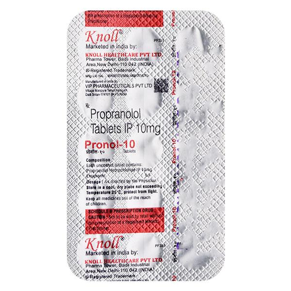 PRONOL 10 Tablet 15's : Price, Uses, Side Effects | Netmeds
