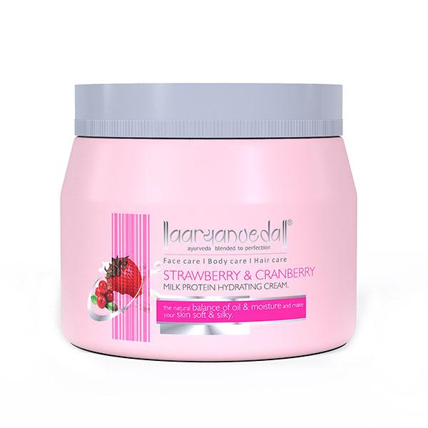 Buy Aryanveda Milk Protein Hydrating Cream - Strawberry & Cranberry 400 ...