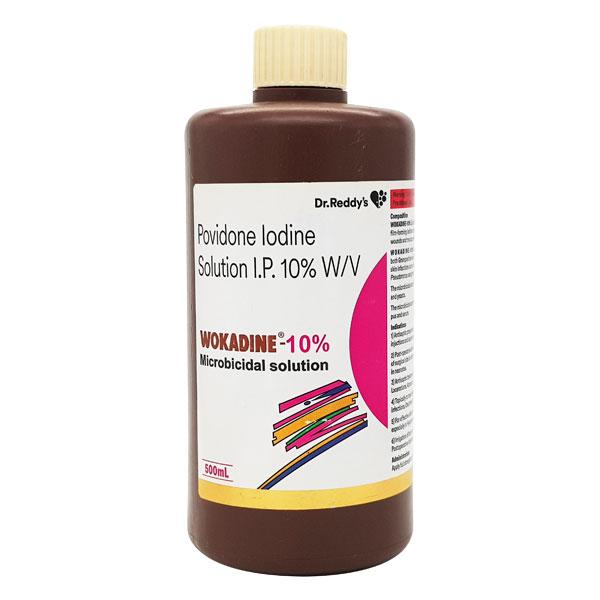 Wokadine 10% Solution 500ml Price, Uses, Side effects, Substitutes ...