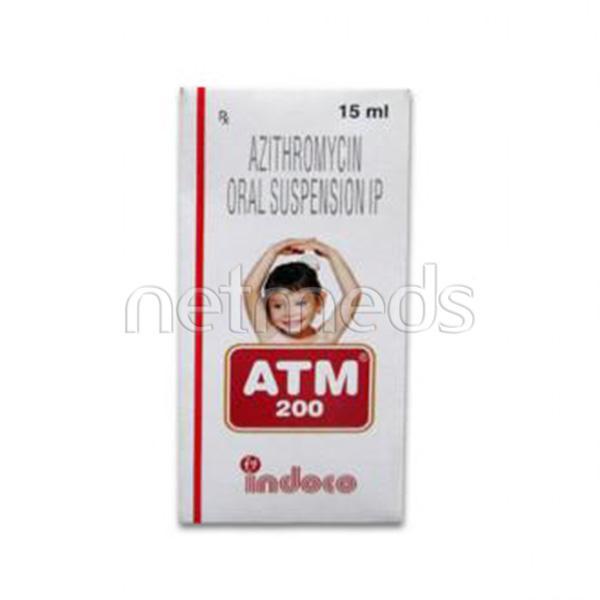 Buy ATM 200mg Suspension 15ml Online at Upto 25% OFF | Netmeds