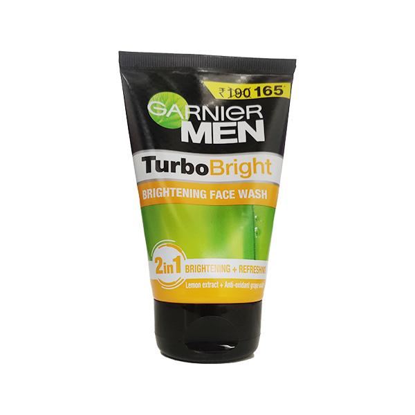 Buy Garnier Men Turbo Bright Brightening Face Wash 100 gm Online at ...