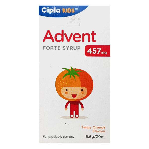 Buy Advent Forte 457 mg Tangy Orange Flavour Syrup 30ml Online at Upto ...