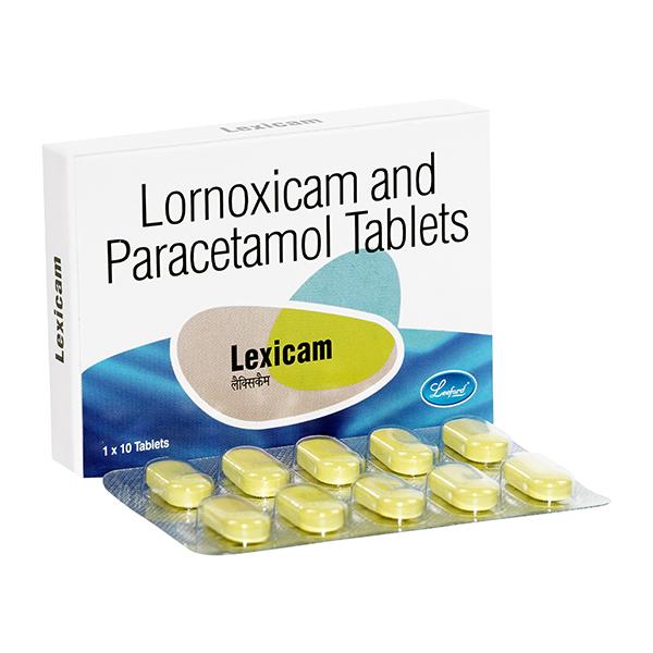 Lexicam 8/325mg Tablet 10'S
