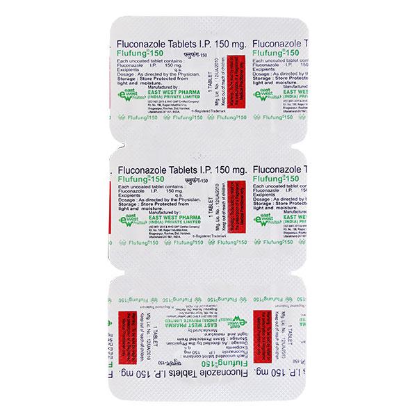 FLUFUNG 150 Tablet 3's Price, Uses, Side effects, Substitutes | Netmeds
