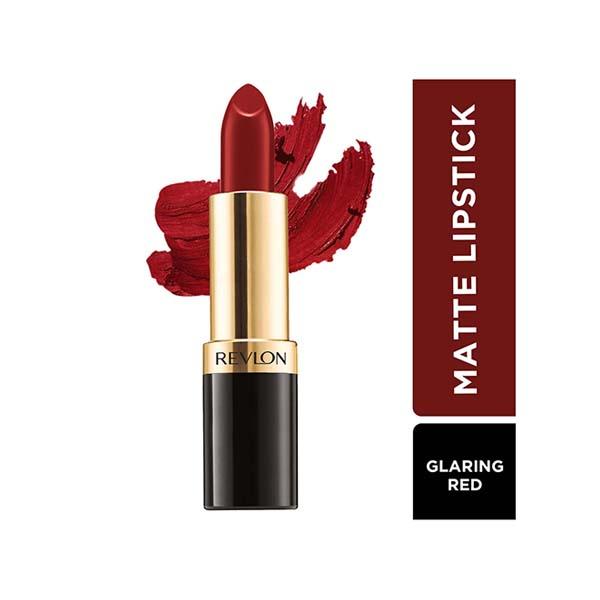 Buy Revlon Super Lustrous Lipstick- Bold Matte-Glaring Red 4.2 gm ...