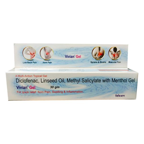Vivian Gel 30gm Price, Uses, Side effects, Substitutes | Netmeds