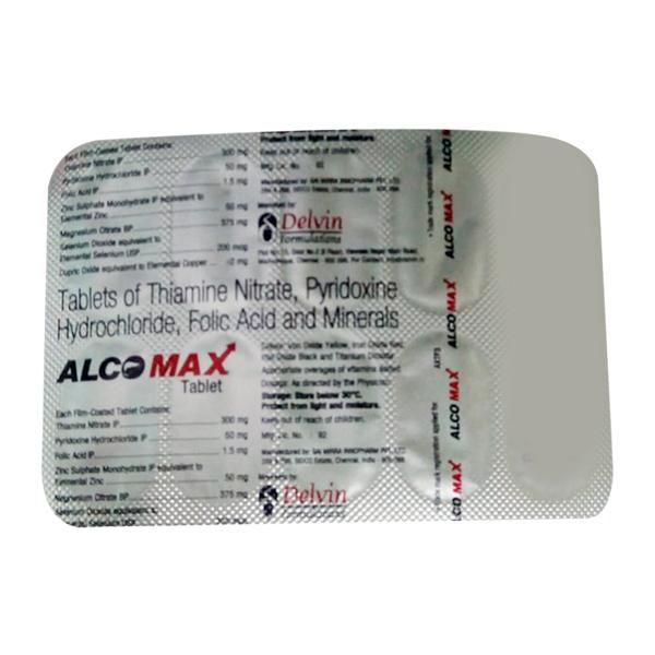 Buy ALCOMAX Tablet 10's Online at Upto 25% OFF | Netmeds