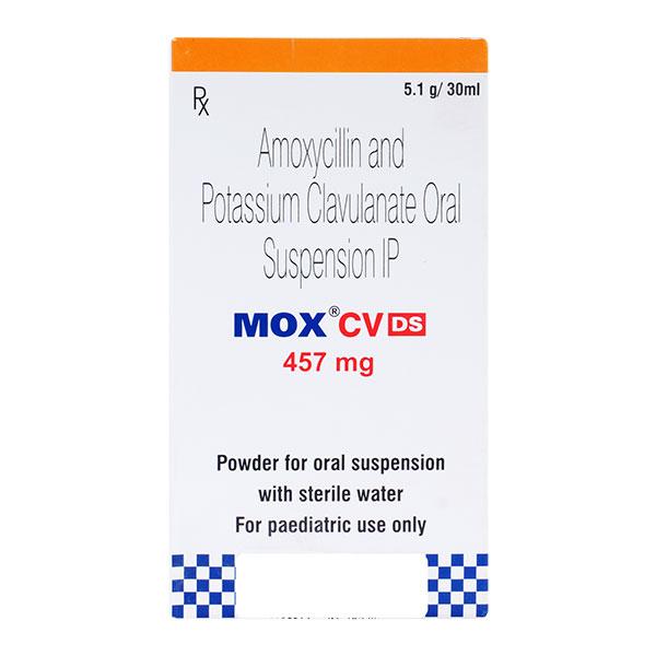 MOX CV DS 457mg Oral Suspension 30ml Price, Uses, Side effects ...
