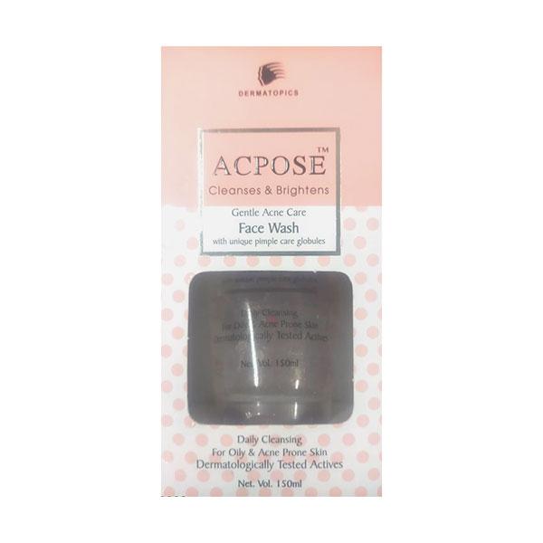 ACPOSE CLEANSES & BRIGHTENS GENTLE ACNE CARE Face Wash 150ml