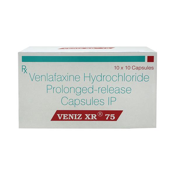 Veniz XR 75mg Capsule 10'S : Price, Uses, Side Effects | Netmeds