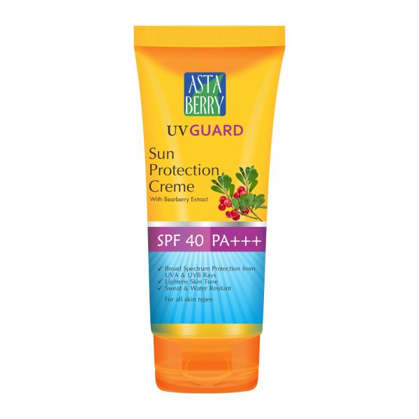 Buy Astaberry UV GUARD Sun Protection Creme - SPF 40 PA++ 100 ml Online ...
