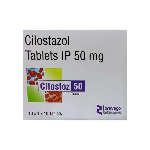 Buy CILOSTOZ 50 Tablet 10's Online at Upto 25% OFF | Netmeds