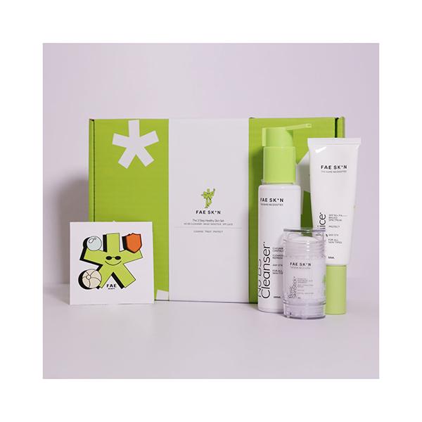 Buy FAE Beauty Three Step Healthy Skin Set Gentle Facewash ...