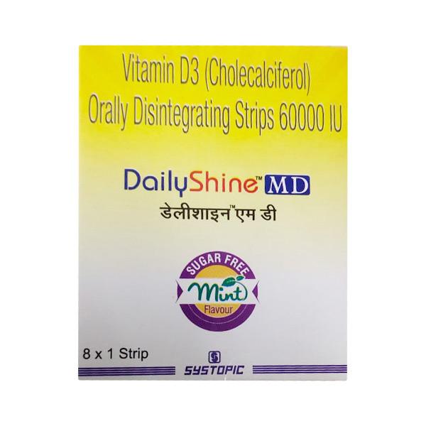 DAILYSHINE MD SUGAR FREE MINT FLAVOUR Oral Disintegrating Strips 1's ...