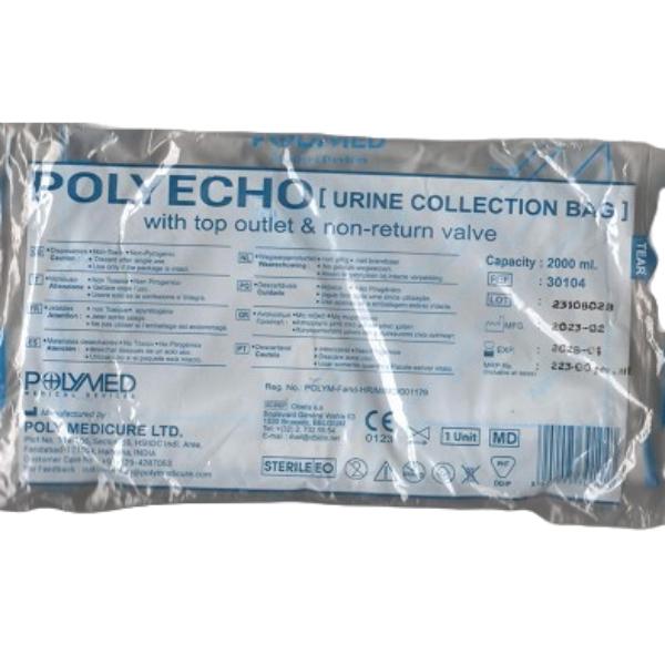 polymed polyecho Urine Collection Bag 1 s Online at Discounted Price ...