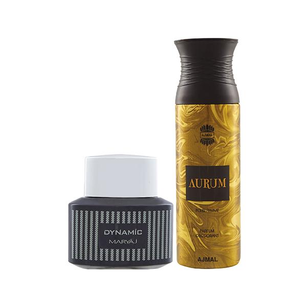 Buy Maryaj Dynamic EDP Spicy Woody Perfume And Ajmal Aurum Femme ...