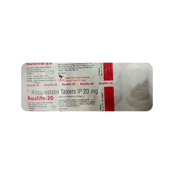 Buy ROSLIFE 20 Tablet 10's Online at Upto 25% OFF | Netmeds
