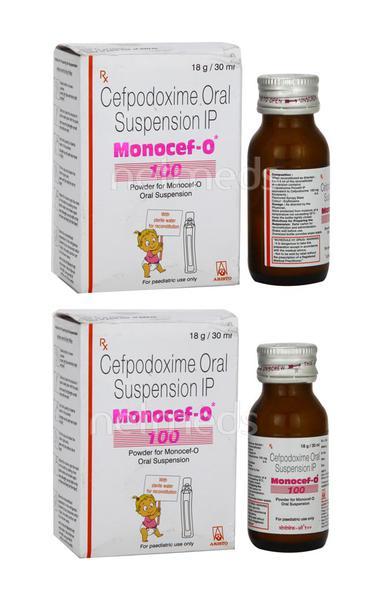 Monocef O 100mg Dry Syrup 30ml - Price, Uses, Side Effects | Netmeds