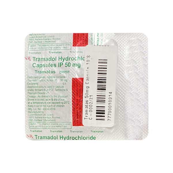 Tramatas 50mg Capsule 10'S - Price, Uses, Side Effects, and Substitutes ...