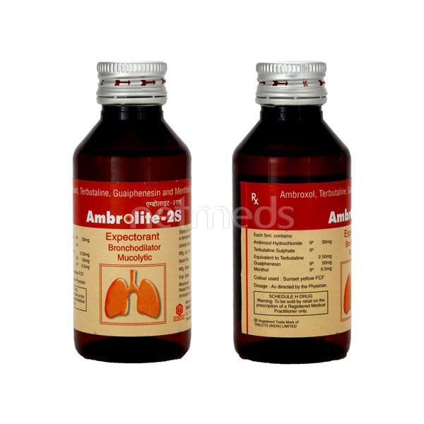 Ambrolite 2S Syrup 100ml Price, Uses, Side effects, Substitutes | Netmeds