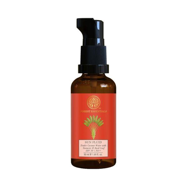 Buy Forest Essentials Sun Fluid Tender Coconut Water With Turmeric ...