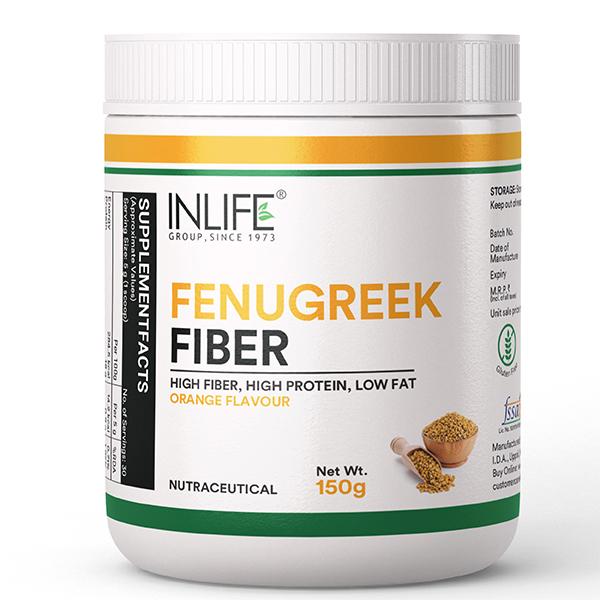 Inlife Fenugreek Fiber Powder - Orange 150 gm Online at Best Price ...