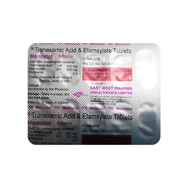 Menostat 250mg Tablet 10'S Price, Uses, Side effects, Substitutes | Netmeds