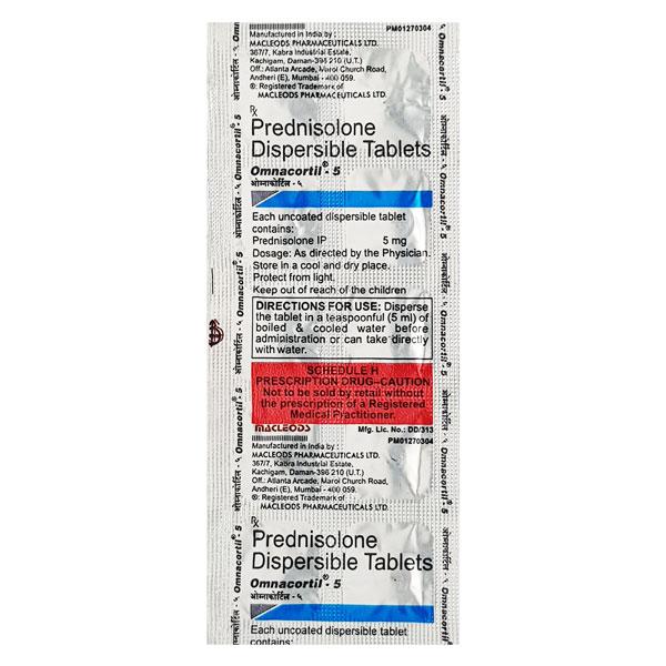Buy Omnacortil 5mg Tablet 10'S Online at Upto 25% OFF | Netmeds