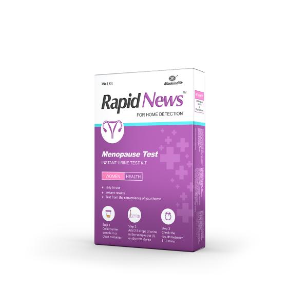Buy Rapid News Menopause Instant Urine Test Kit 3's Online at ...