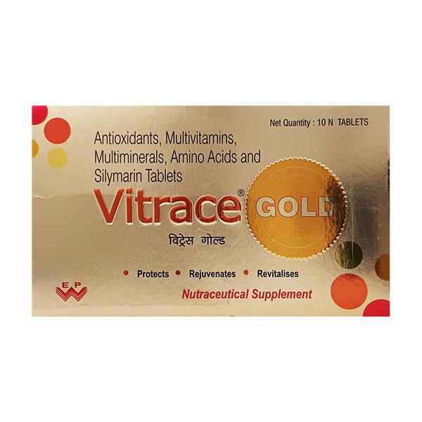 Vitrace Gold Tablet 10'S Price, Uses, Side effects, Substitutes | Netmeds